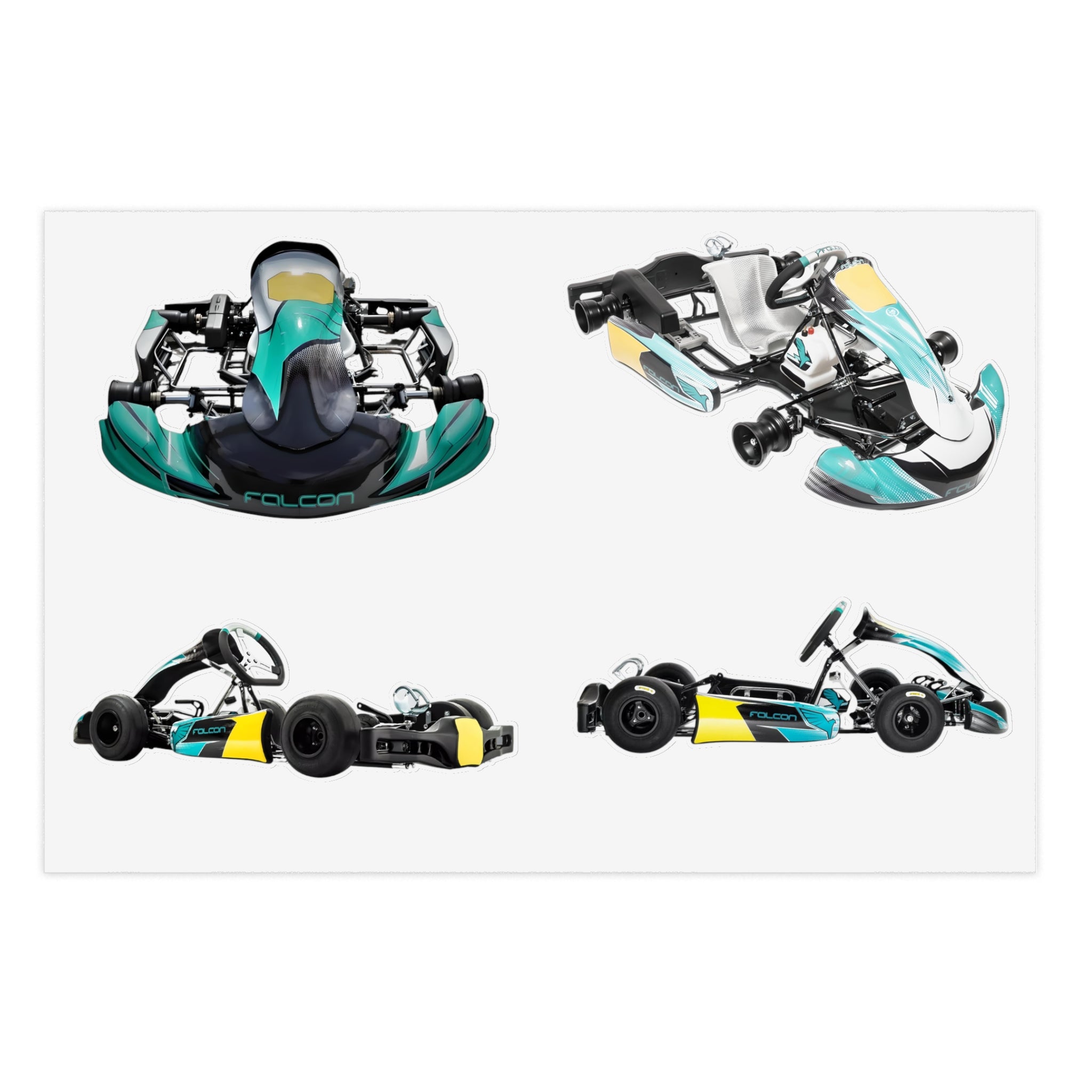 Falcon Go-Kart Sticker Sheet – The Karting Shop