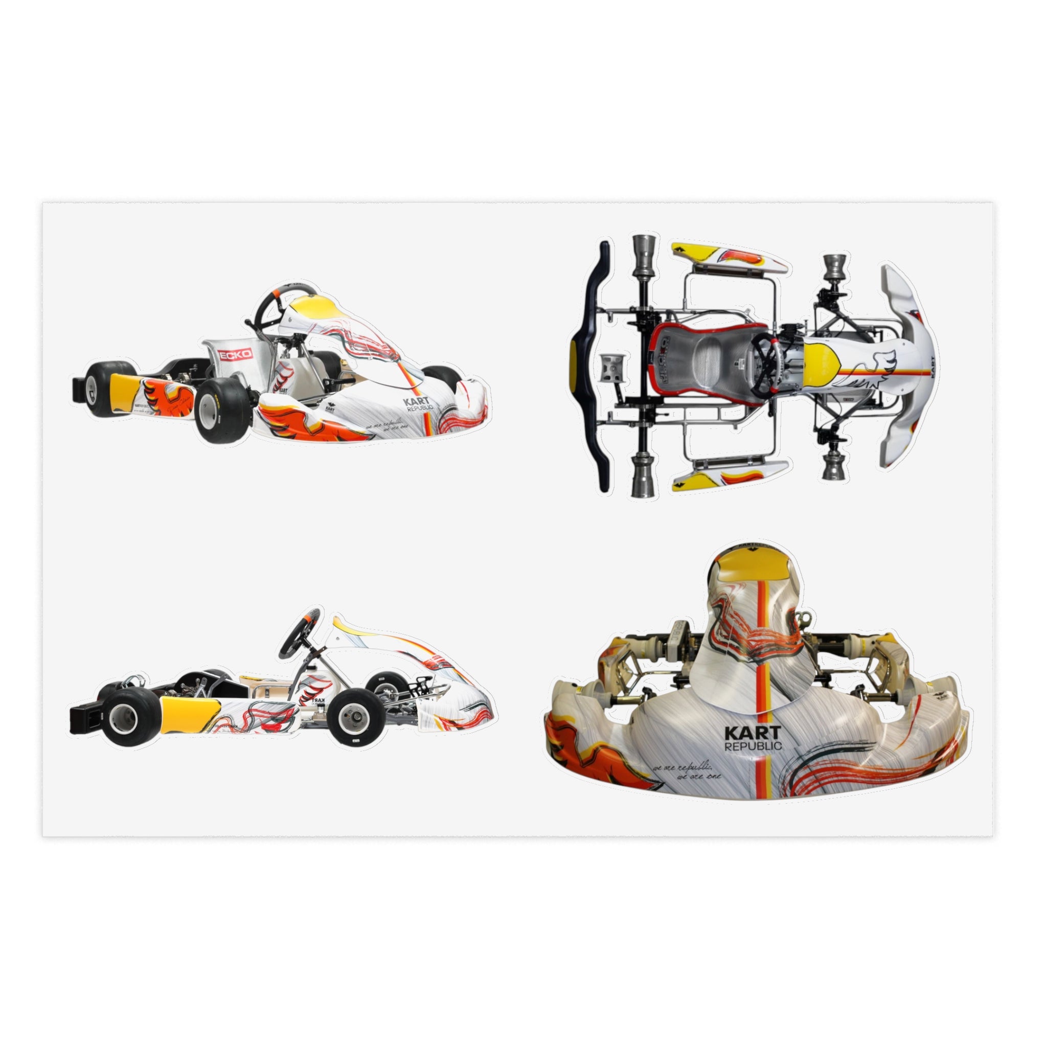 Kart Republic Go-Kart Sticker Sheet – The Karting Shop