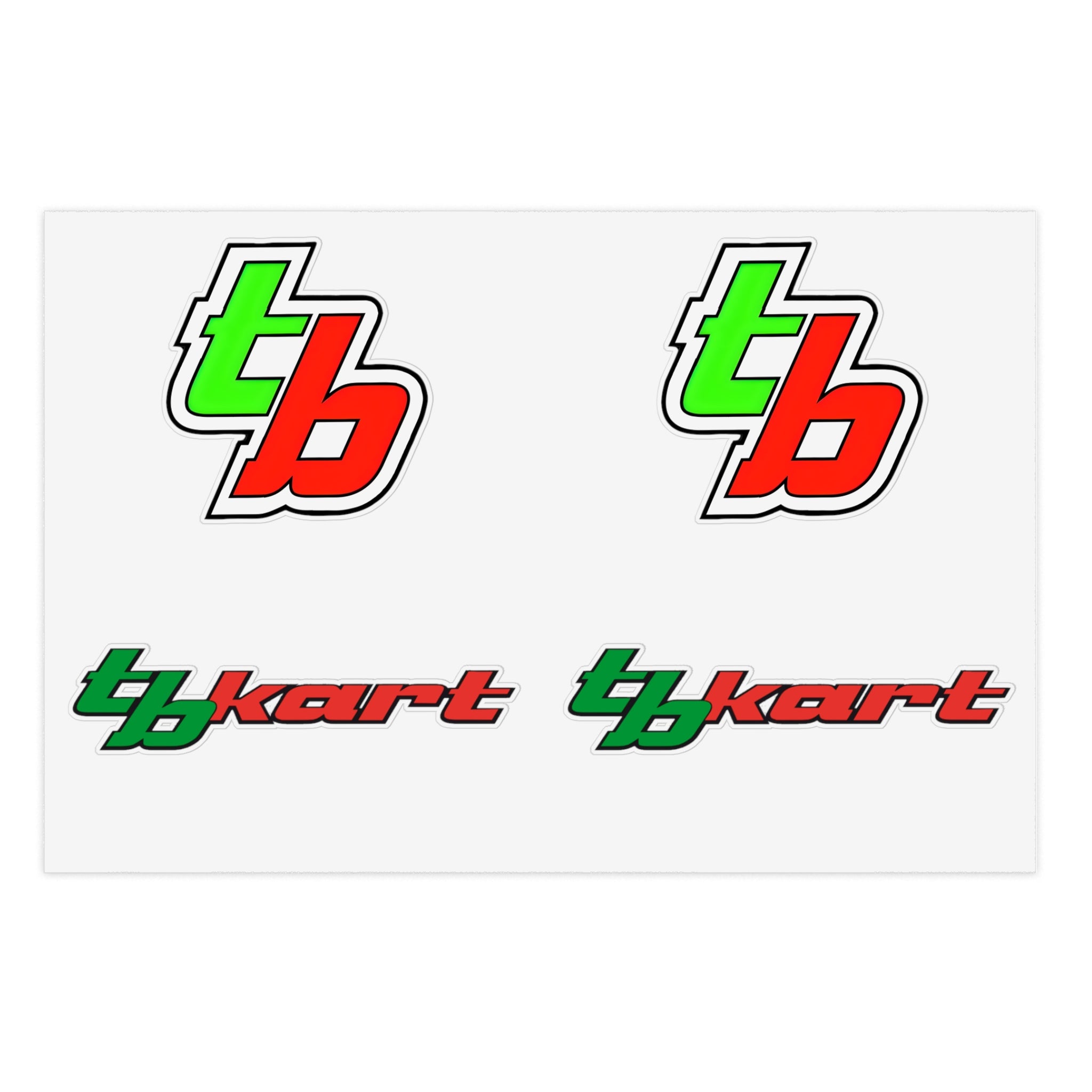 TB-Kart Stickers [x20] – The Karting Shop