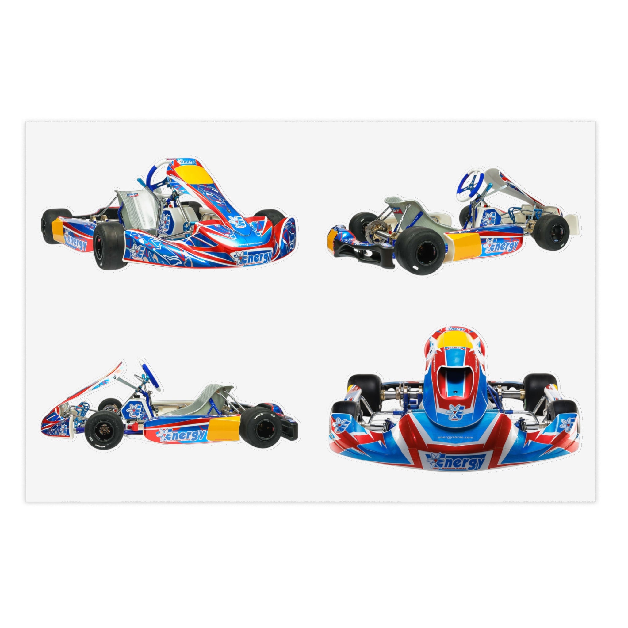 Energy Go-Kart Stickers [x4] – The Karting Shop