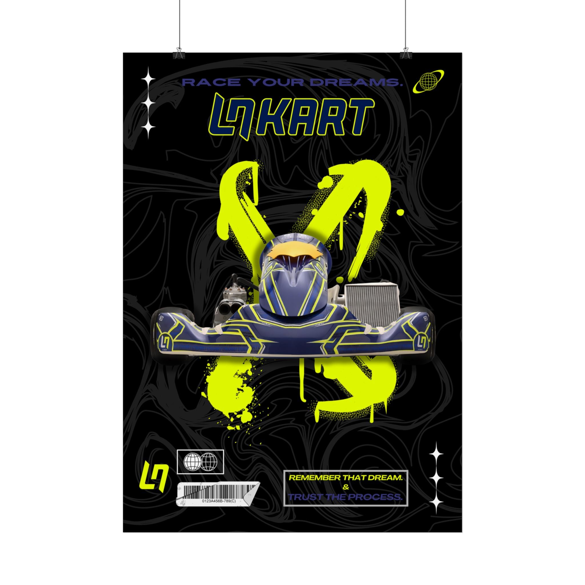 LN Kart [ X ] Poster – The Karting Shop